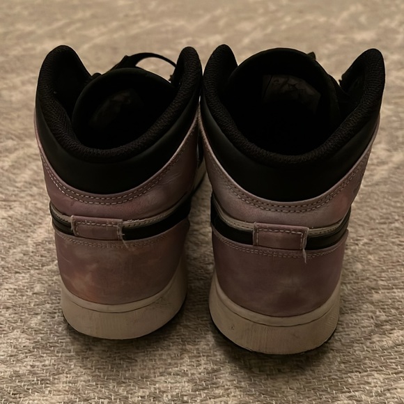 Jordan | Shoes | Womens Air Jordans Black And Lavender Fade Trim | Poshmark